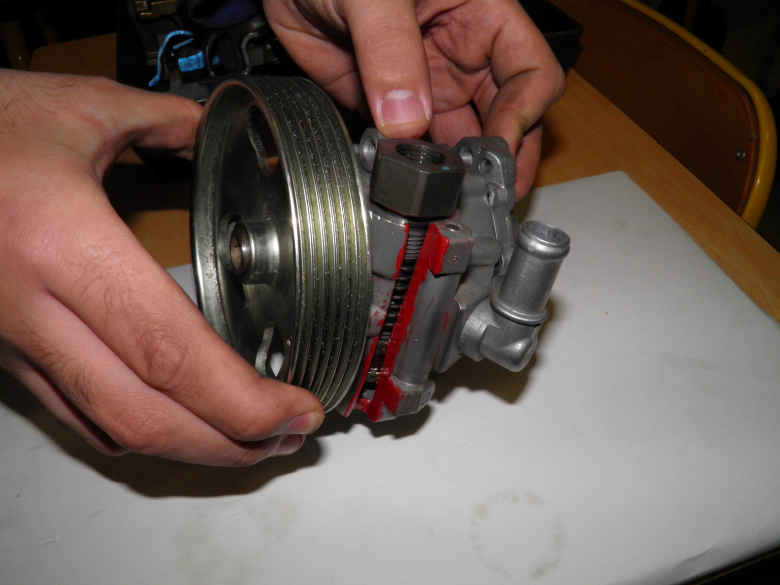 Le chef d'oeuvre des élèves de CAP maintenance auto 2019-21